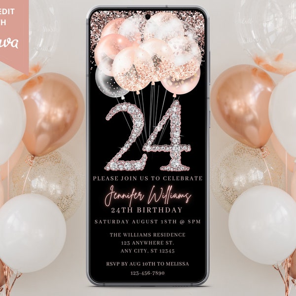 24th Birthday - Etsy