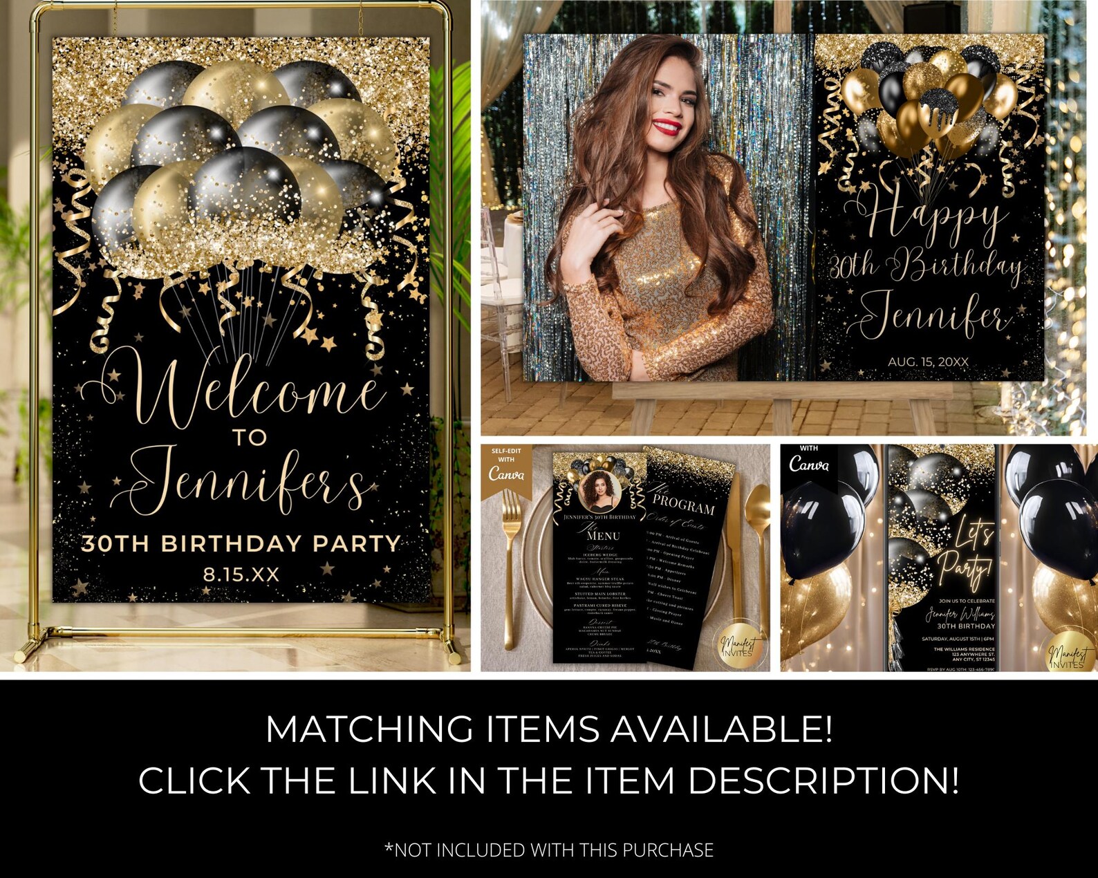 Editable WTF Who's Turning Fifty 50th Birthday Party Welcome Sign ...