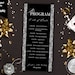 Editable Black Silver Glitter Birthday Event Program Card Template ...