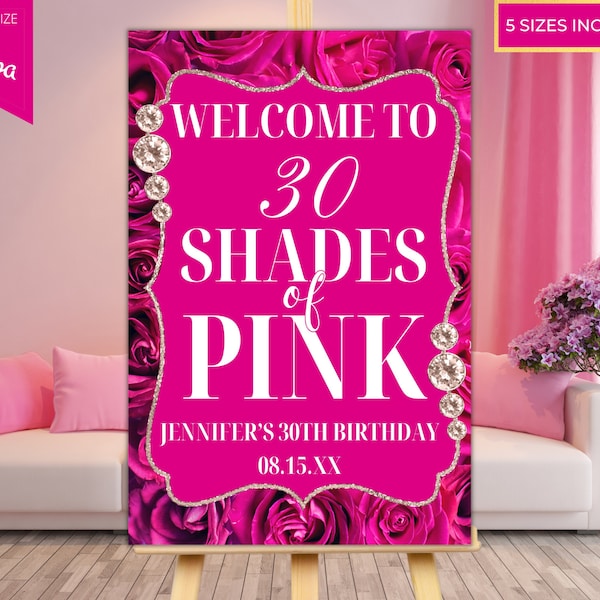 Pink Birthday Party - Etsy
