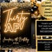 Editable Thirty AF 30th Birthday Party Welcome Sign Template, Printable ...