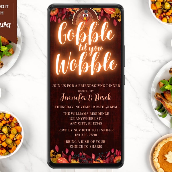 Gobble Til You Wobble - Etsy