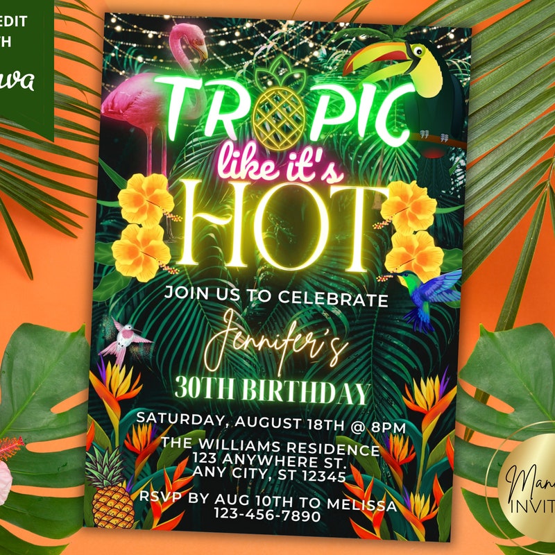 Tropic Like Its Hot Bachelorette - Etsy