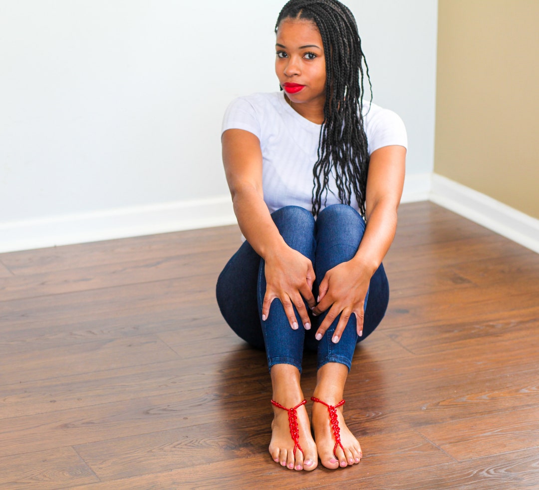 Radiant Red Foot Jewels - Etsy