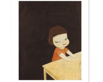 Knife Behind Back by Yoshitomo Nara Art Print - Etsy