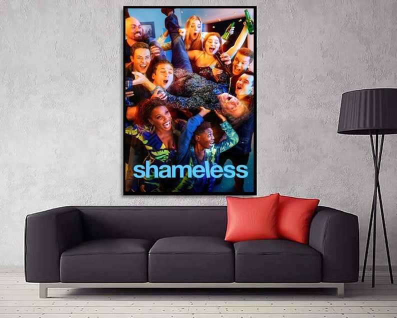 Shameless TV Series Wall Art Canvas Painting Poster Bathroom - Etsy