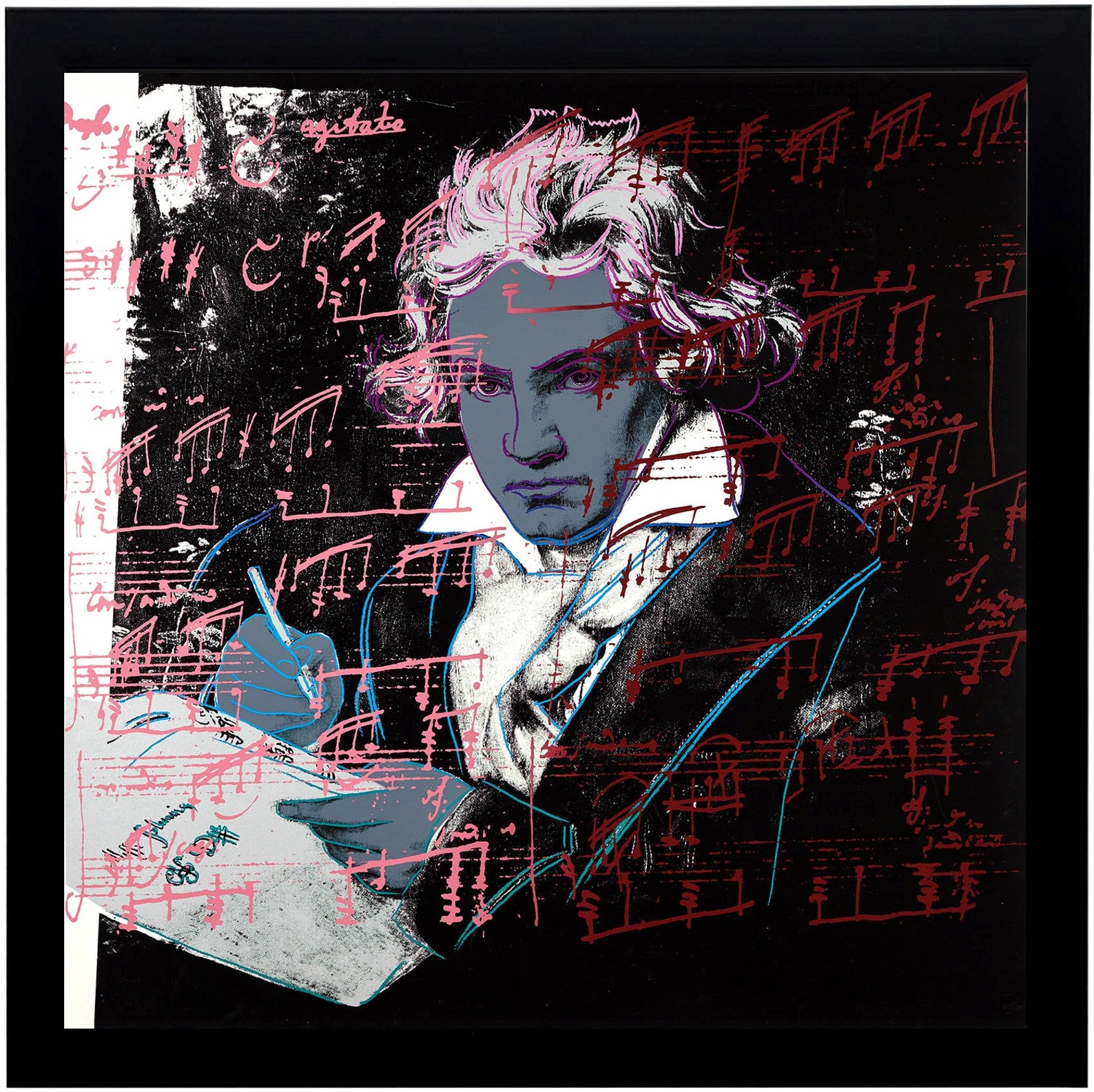 Pop Art'beethoven' Wall Art Canvas Painting truck - Etsy