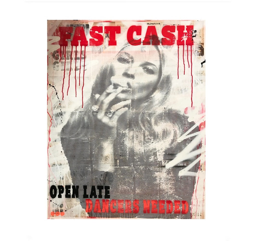 Graffiti Art Kate Moss Wall Art Canvas Fine Art Painting,no Frame - Etsy