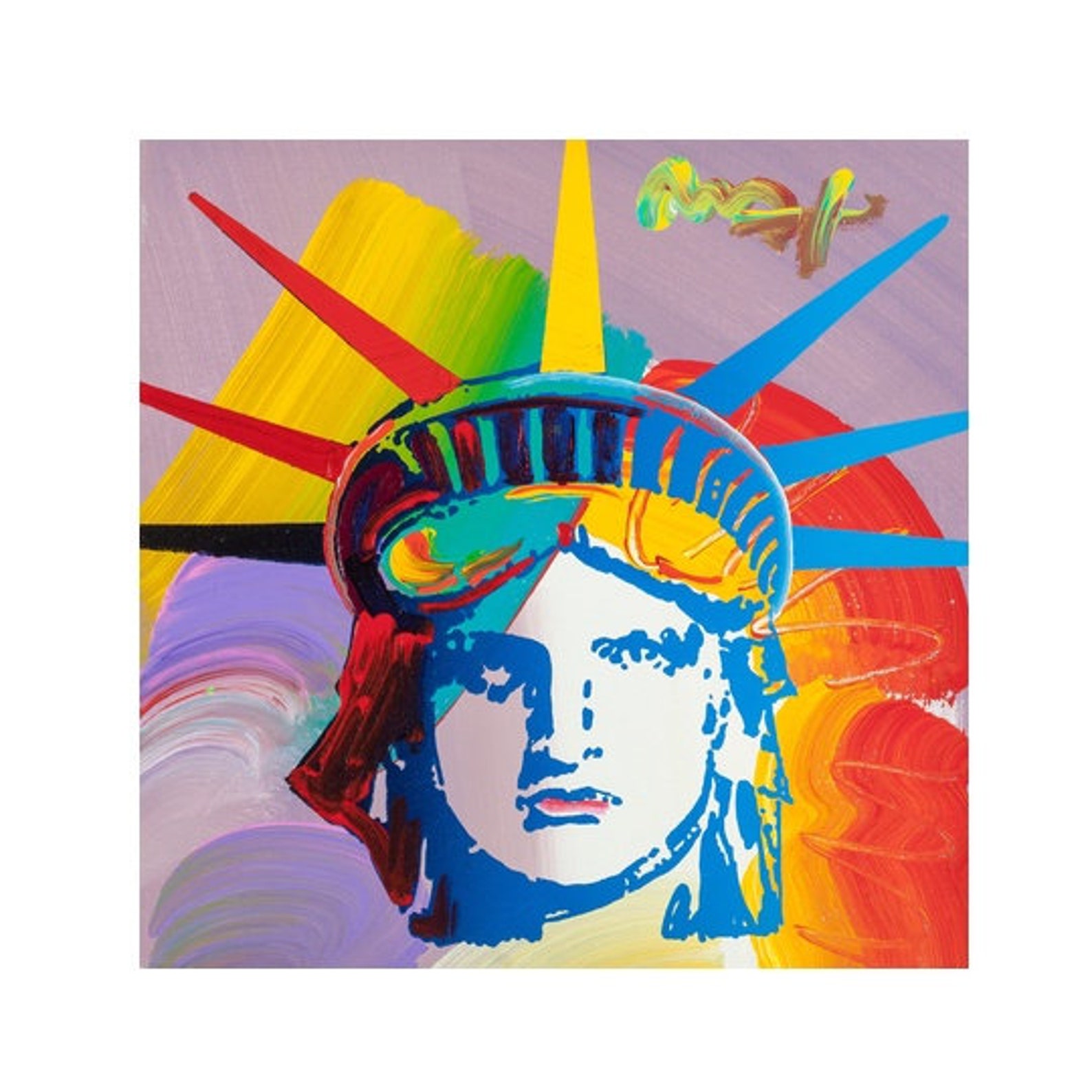 Pop Art'statue of Liberty' Wall Art Canvas Painting - Etsy