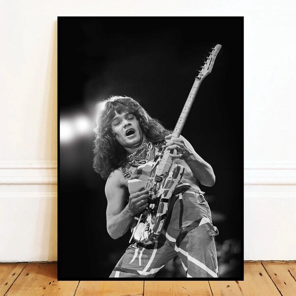 Eddie Van Halen Print - Etsy