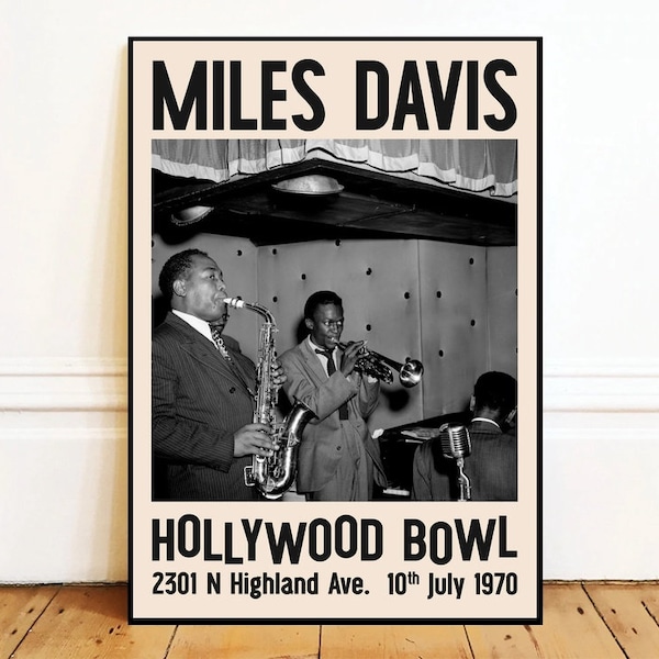 Miles Davis Poster - Etsy