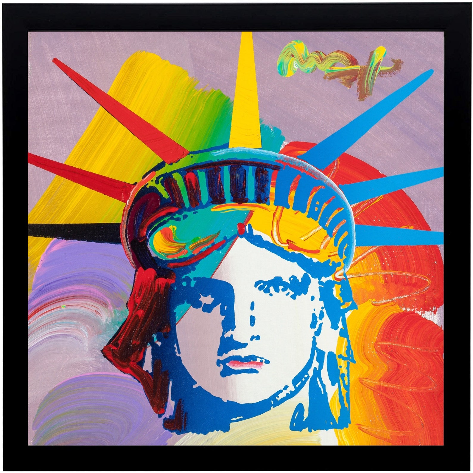 Pop Art'statue of Liberty' Wall Art Canvas Painting - Etsy