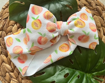 Peach Fruit Flower Headband, Blush Floral Crown, Sweet as A Peach ...