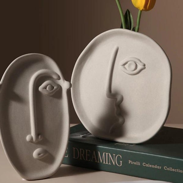 Face Modern Vase - Etsy