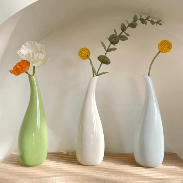 Ceramic Flower Vase - Etsy