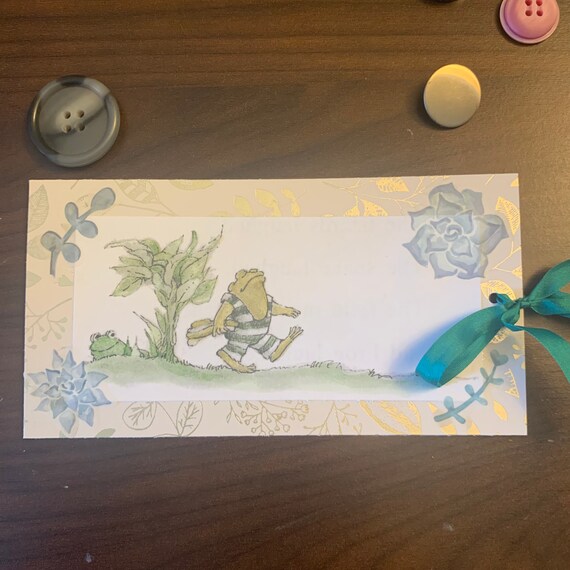 Frog and Toad Toad in His Swimsuit Bookmark | Etsy