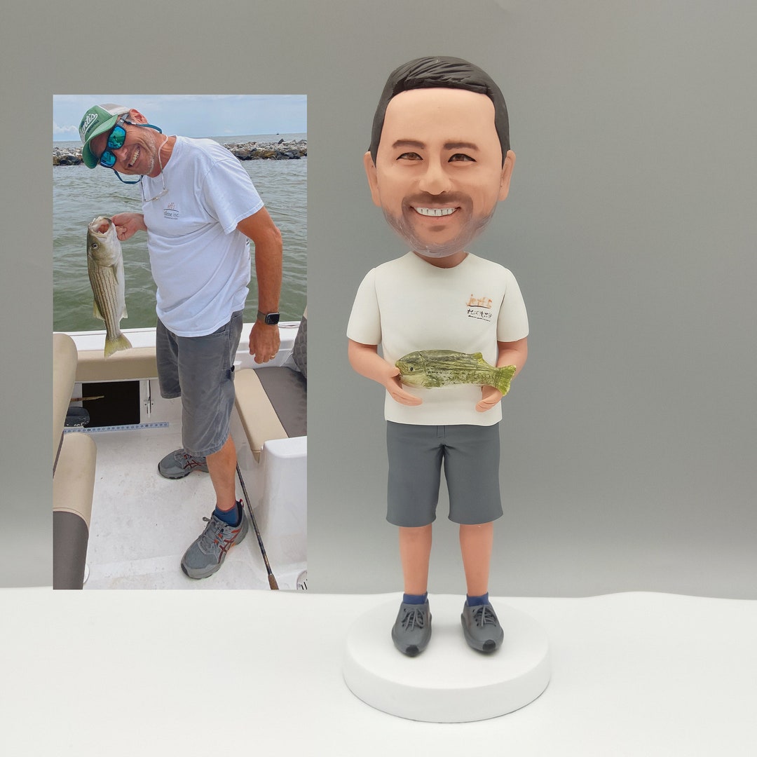 Custom Bobbleheads, Fishing Enthusiast Bobbleheads, Gift Bobbleheads ...