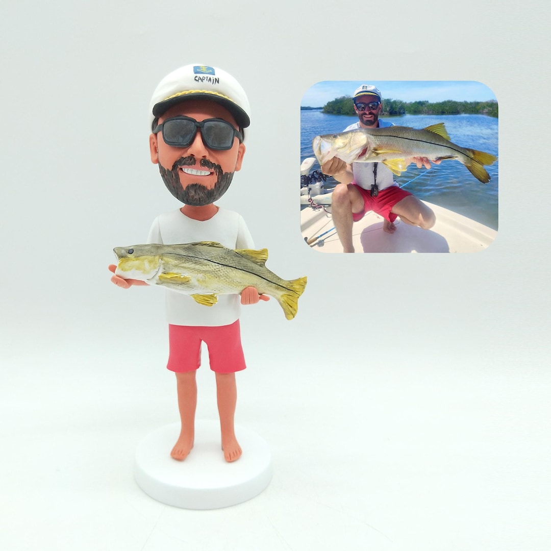 Custom Fishing Expert Bobbleheads , Fishing Bobbleheads, Fishing ...