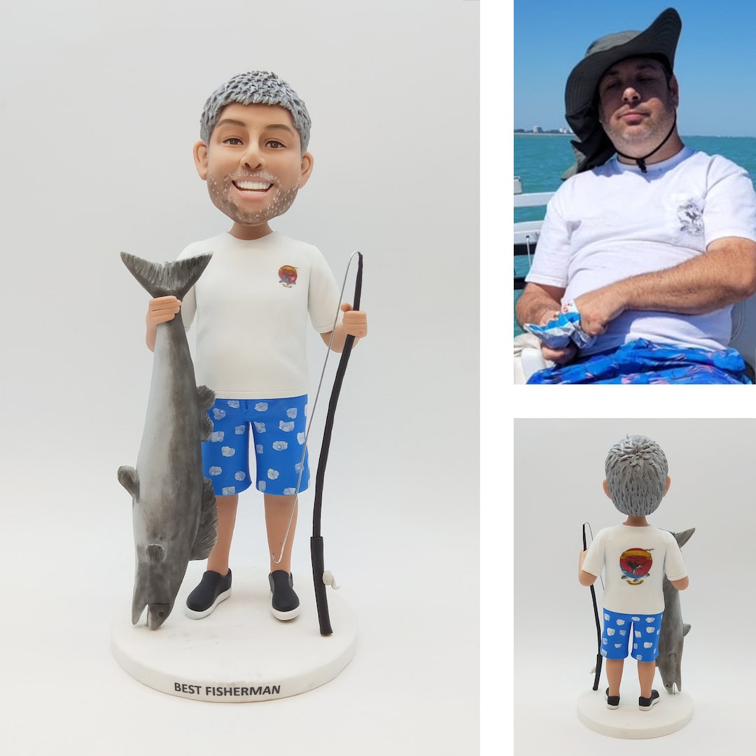 Personalized Bobbleheads, Fishing Enthusiast Bobbleheads, Bobbleheads ...