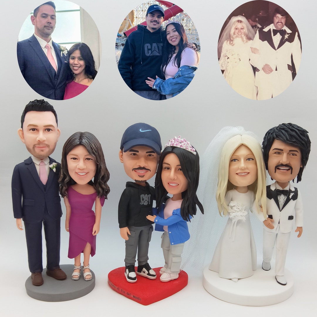 Custom Bobbleheads,custom Couple Bobbleheads, Anniversary Gifts ...