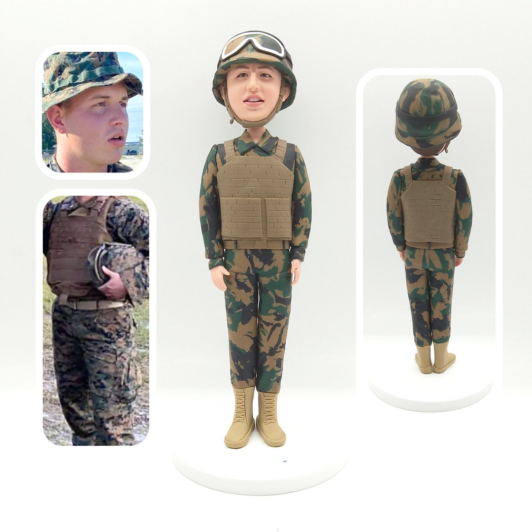 Custom Officer Bobbleheads, Custom Soldier Bobbleheads, Custom Military ...