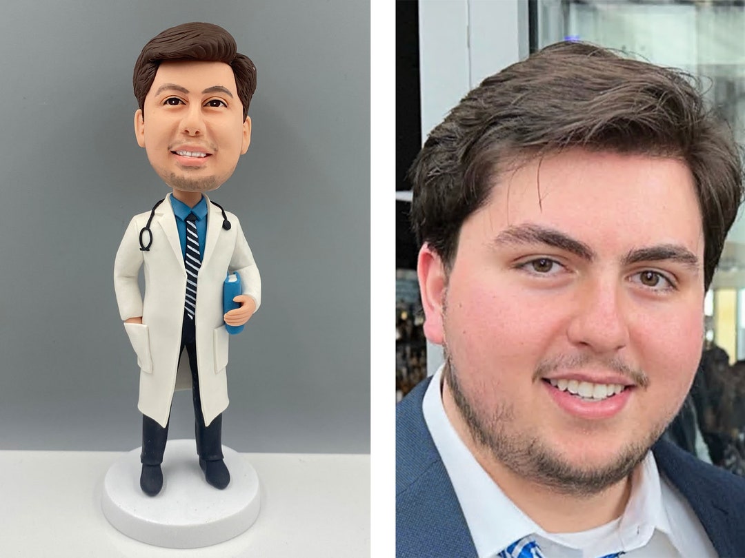Custom Medical Doctor Bobblehead Figurines With Stethoscope - Etsy