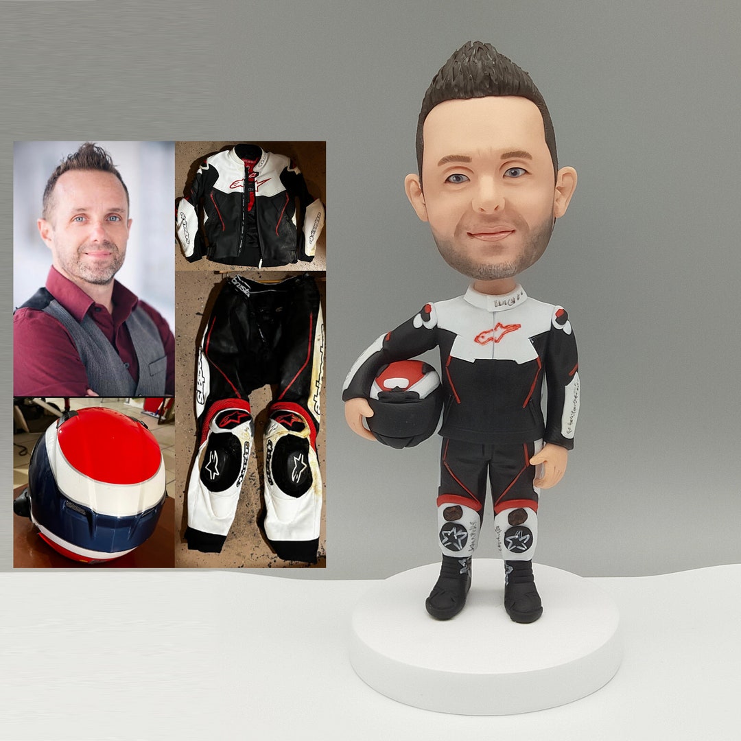 Custom Bobbleheads Personalized Race Car Driver 3D Statues - Etsy