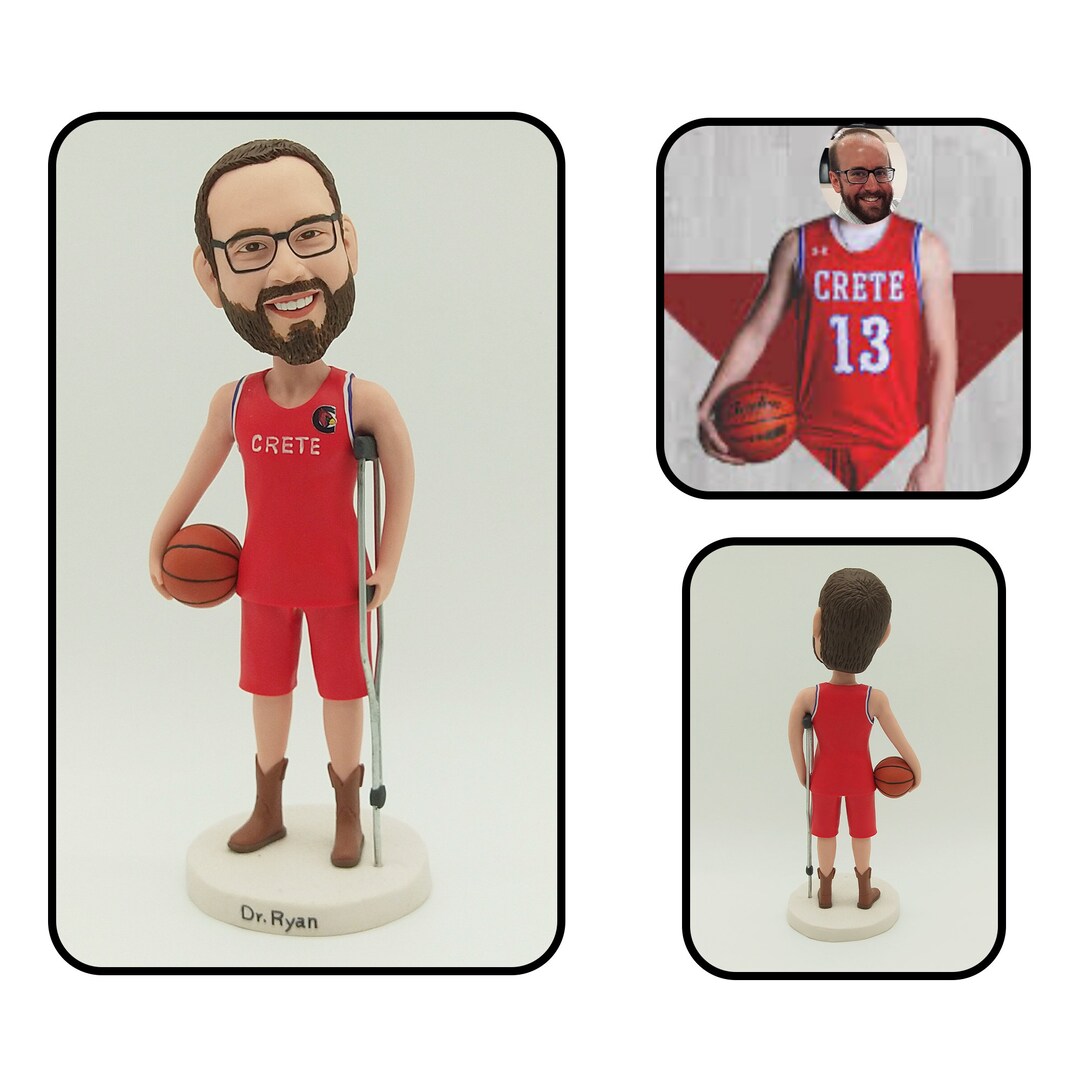 Custom Athlete Bobbleheads, Custom Basketball Player Bobbleheads, Funny ...