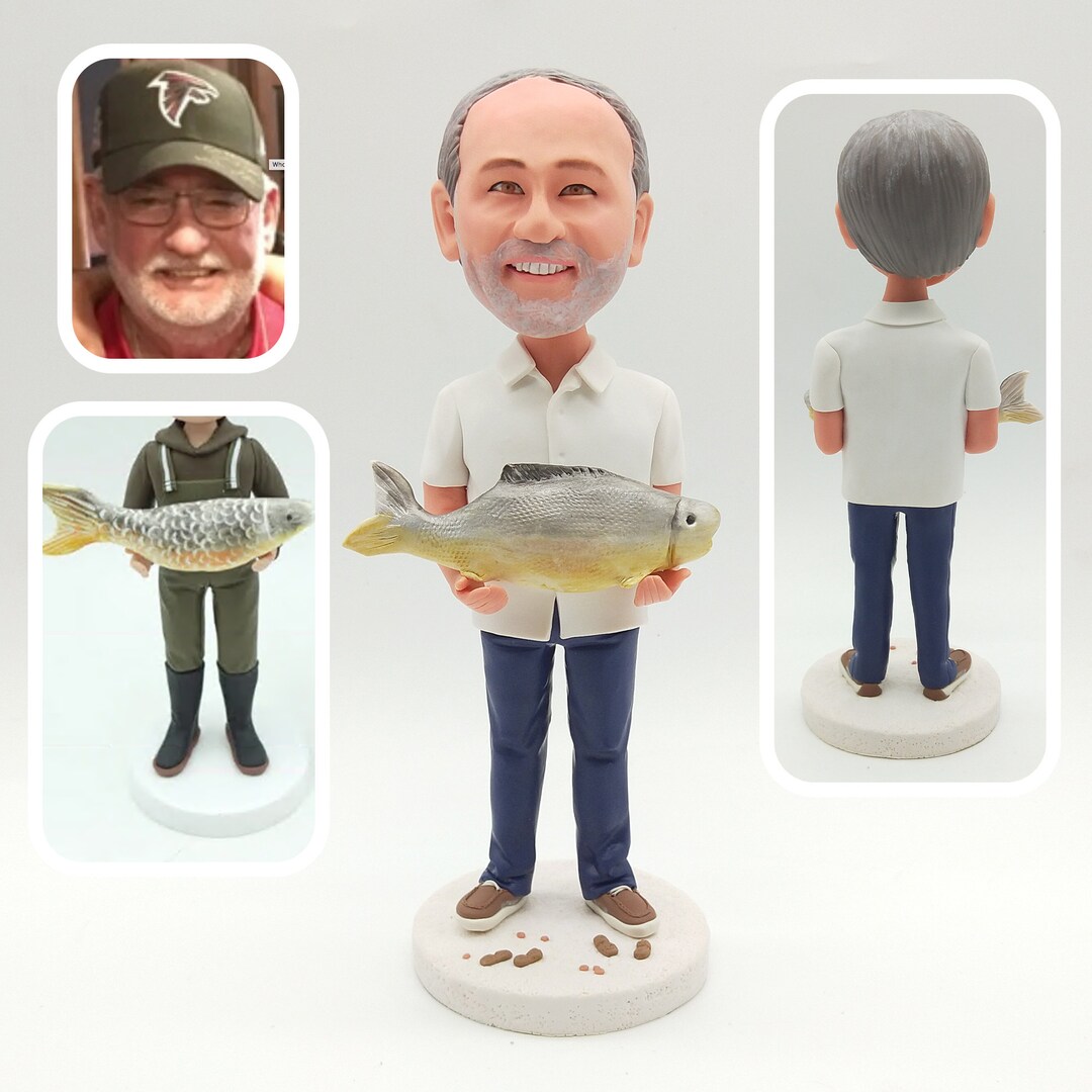 Custom Bobbleheads, Custom Bobbleheads With Fish, Personalized ...