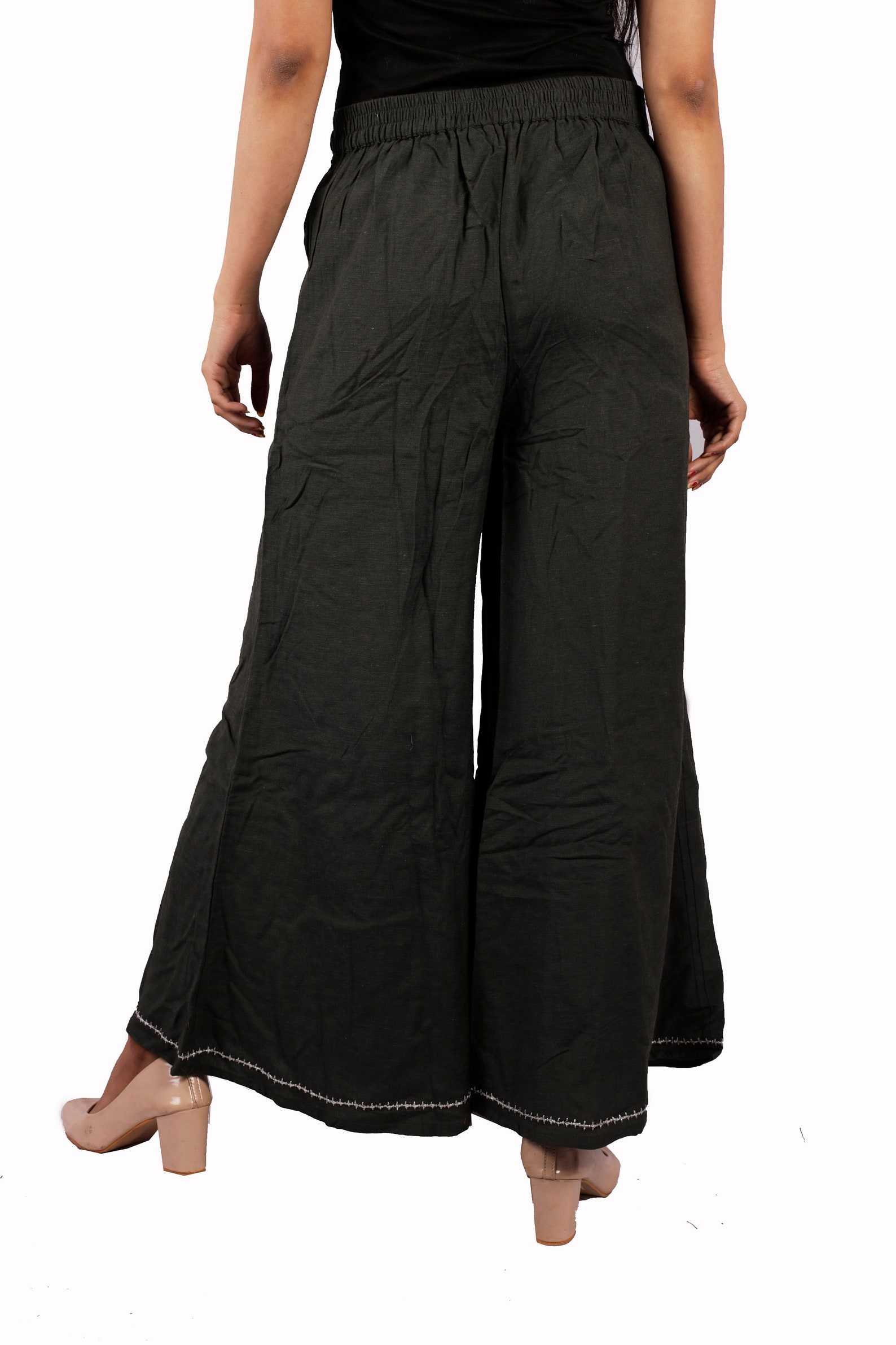Womens Plazzo Pants Womens Wide Leg Organic Cotton Etsy