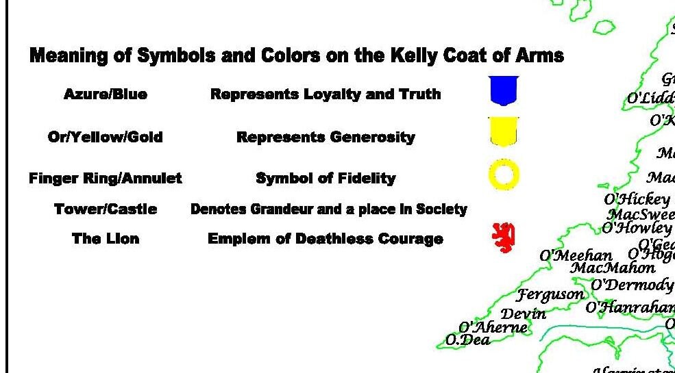 Unique Individual Genealogy Map of Ireland - Etsy