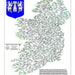 Unique Individual Genealogy Map of Ireland - Etsy