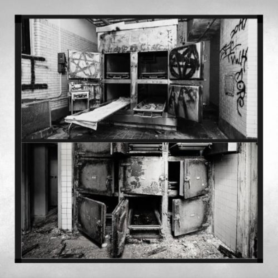 Vintage Abandoned Morgue Photograph B&W Medical Psychology ...