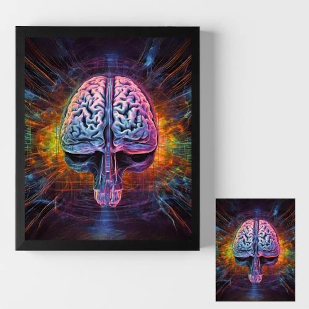 Buzzing Brain Hologram Artwork MRI Crime Digital Curiosities Morbid ...