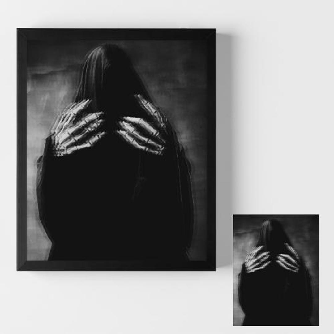 Grim Reaper Artwork Psychotic Eyes Mental Asylum Mortuary Psychological ...