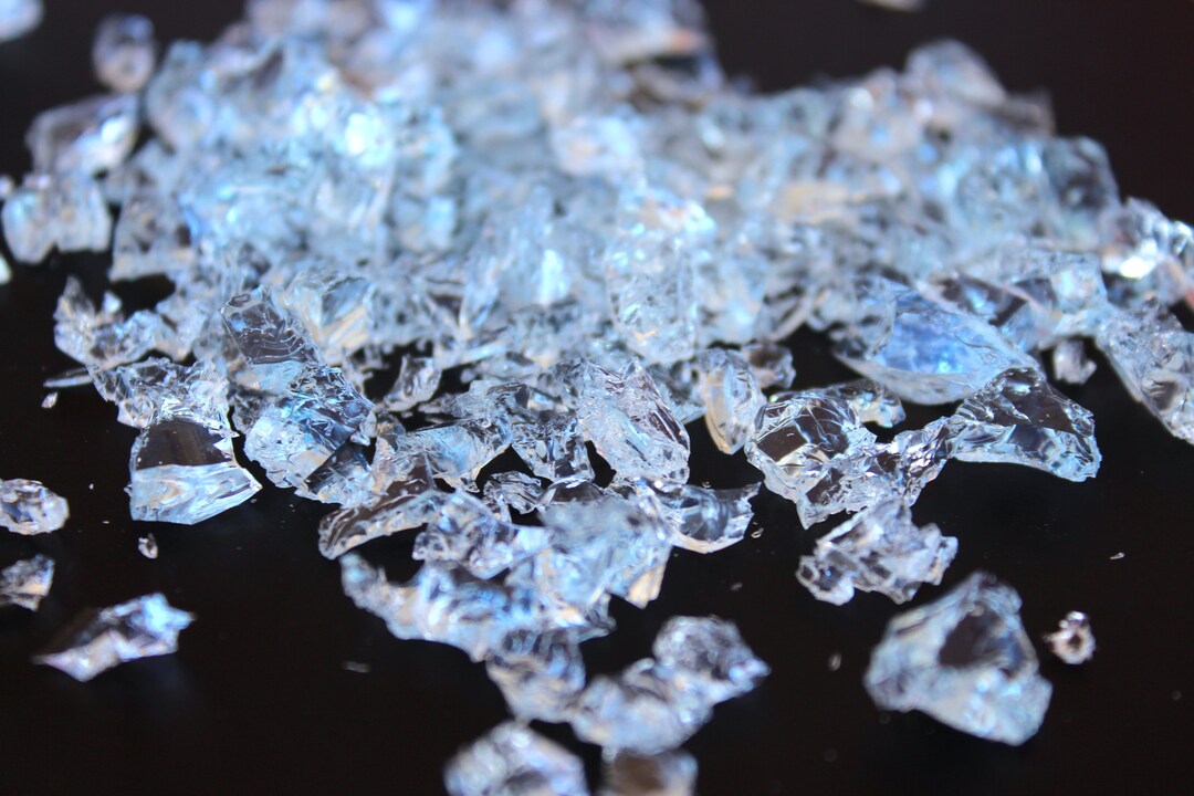 Blue Tinted Shattered Silicone Glass siliglass Bag for Film - Etsy