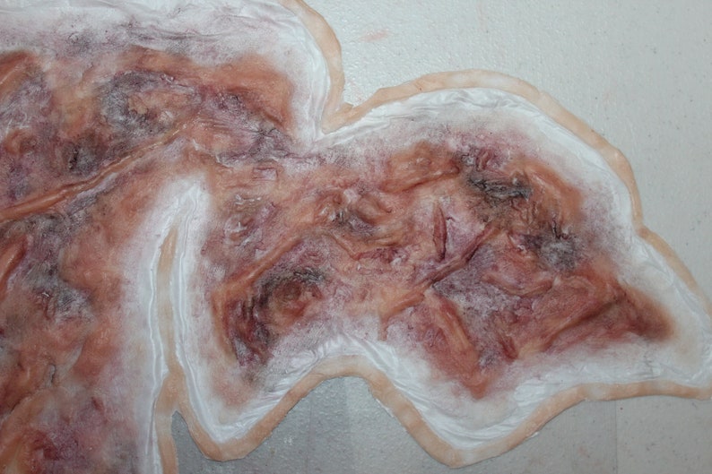 Large Skin Burn Silicone Prosthetic With Synthetic Burn / Pus - Etsy