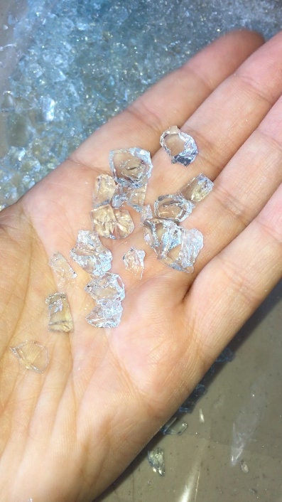 Blue Tinted Shattered Silicone Glass siliglass Bag for Film - Etsy