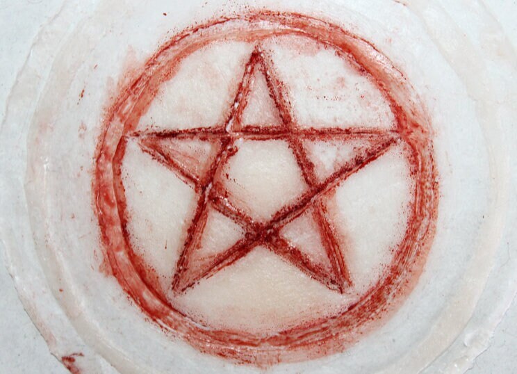 Horror Pentagram Wound Prosthetic for Film TV Halloween | Etsy