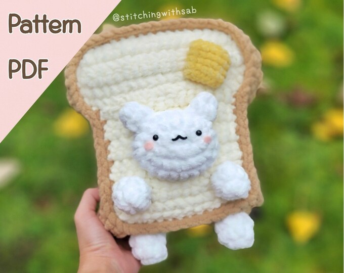 DOWNLOAD PDF FILE Cat Toast Bread Crochet Pattern - Etsy