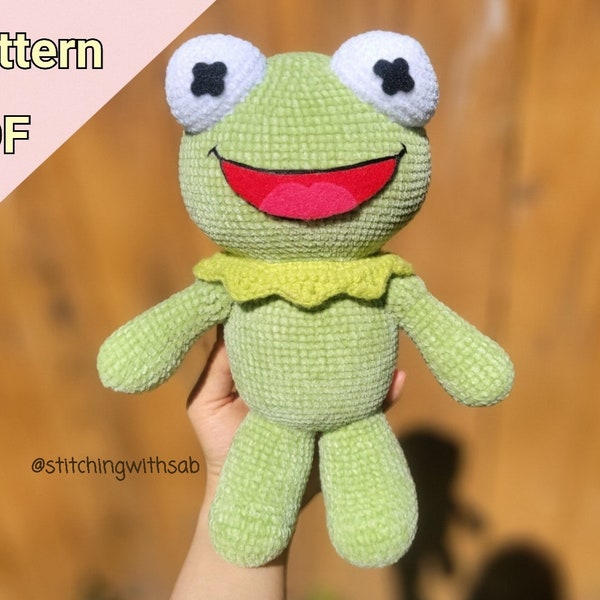 Kermit the Frog Crochet Pattern - Etsy