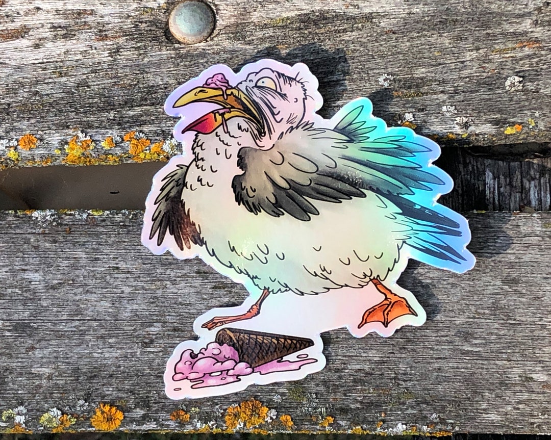 Seagull Sticker, Die Cut Stickers, High Quality Vinyl Stickers, Popular ...