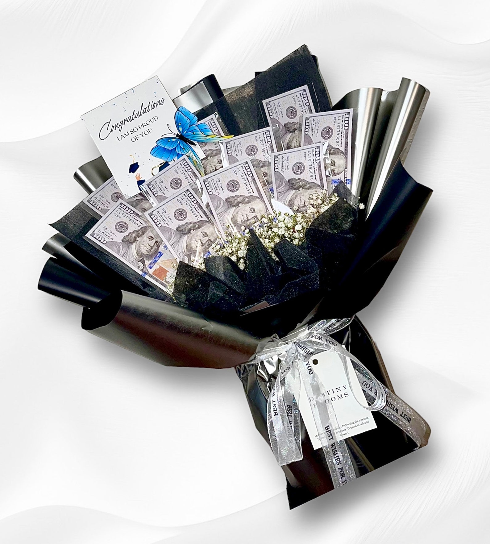 Money Bouquet - Graduation Gift or Birthday Gift (no Money Included) - Etsy