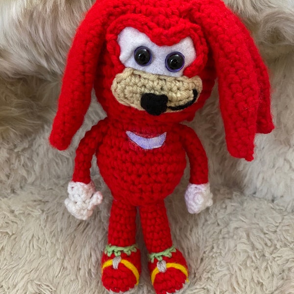 Knuckles the Echidna Plush - Etsy