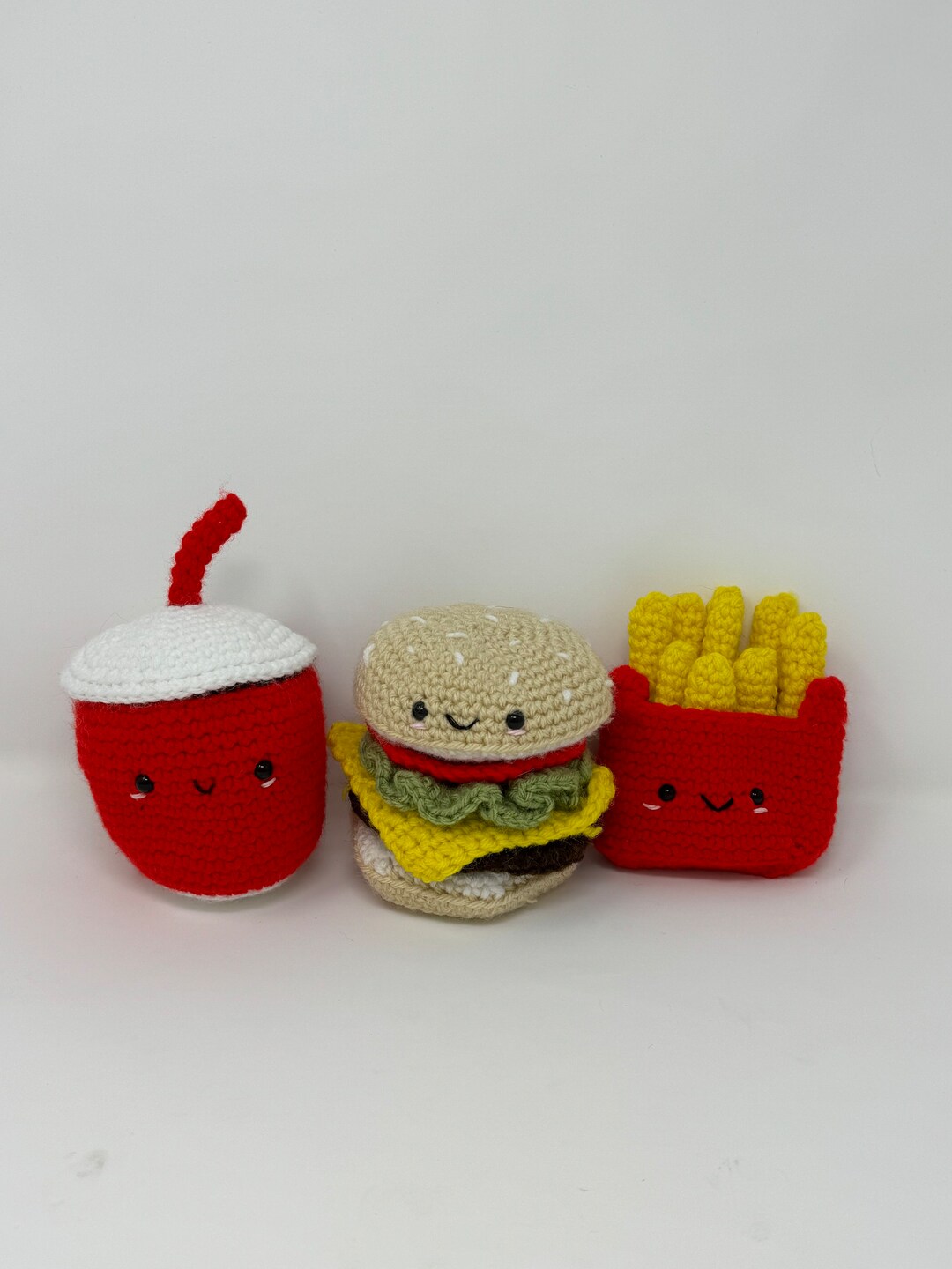 Fast Food Plush Set - Etsy