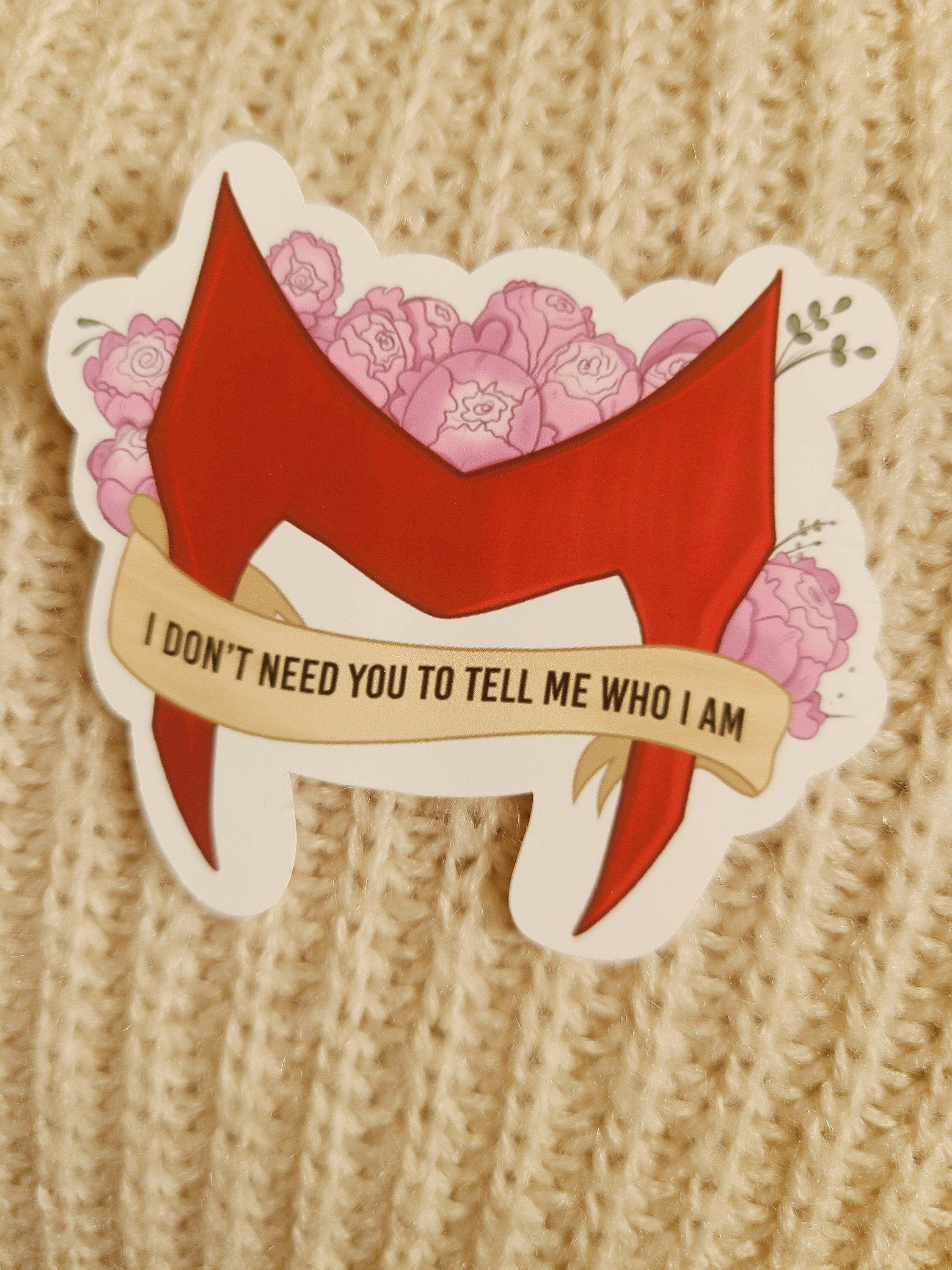 Wandavision Scarlet Witch Quote Sticker Wanda Maximoff | Etsy