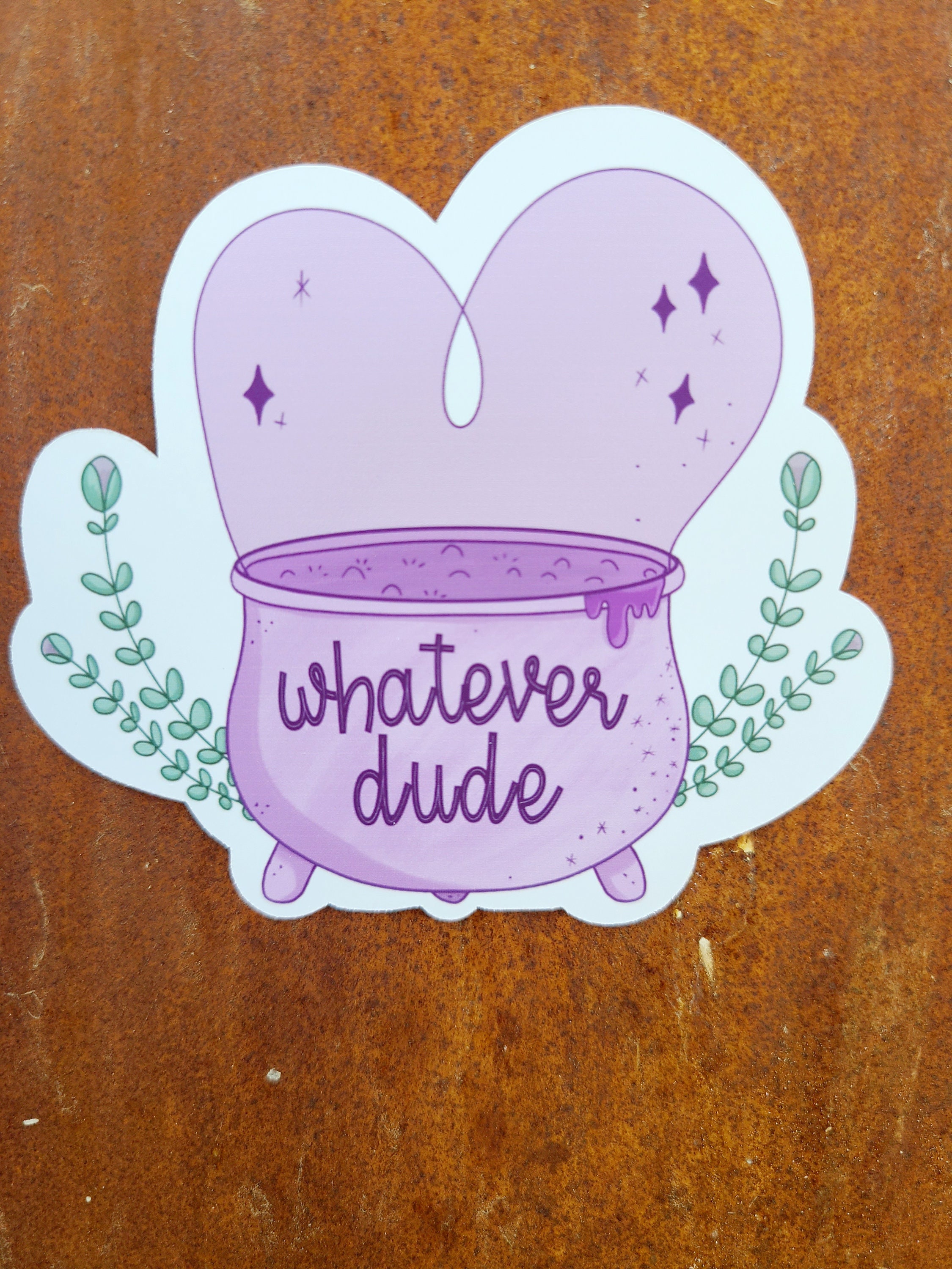 Halloween Witches Cauldron Sticker Magic Sticker Halloween | Etsy