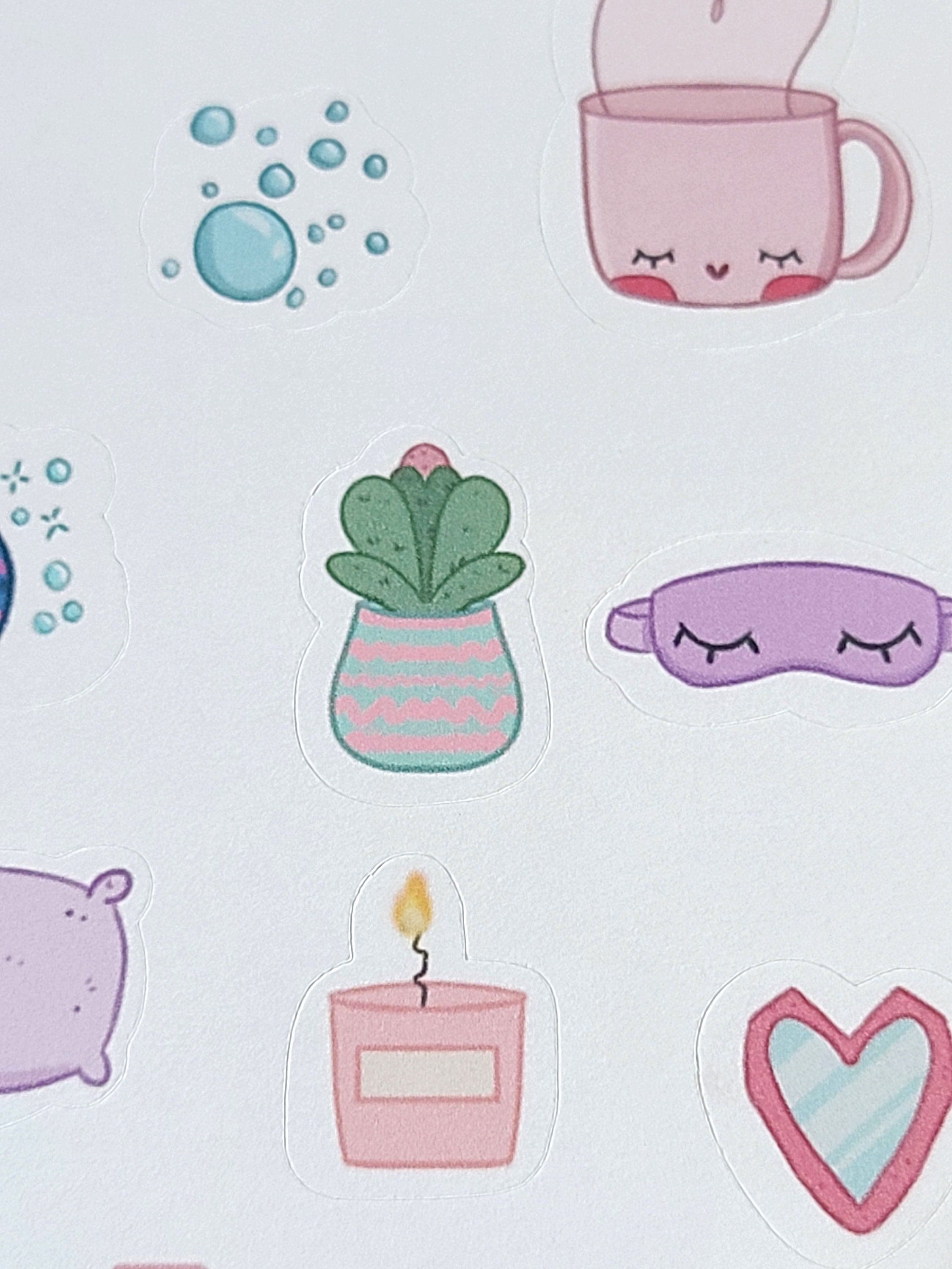 Self Care Stickers Beauty Stickers Planner Stickers - Etsy Denmark