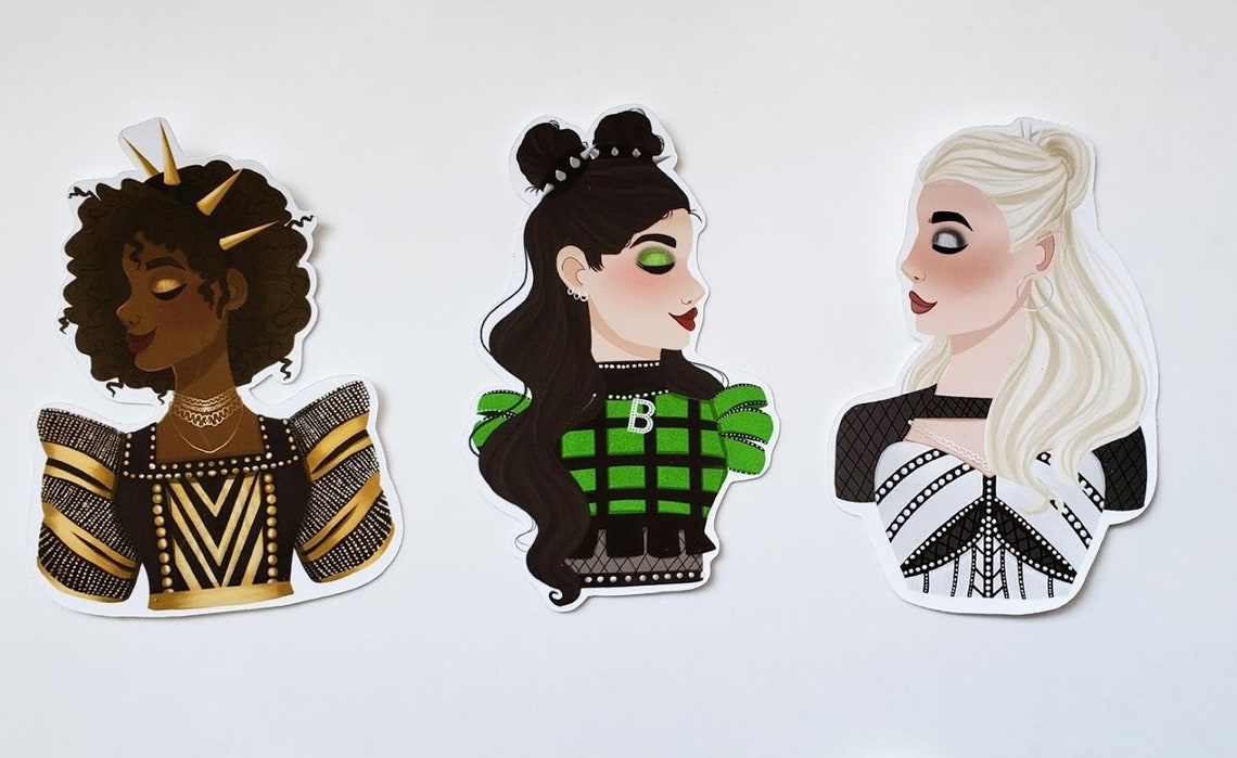 Six the Musical Sticker Pack - Etsy UK