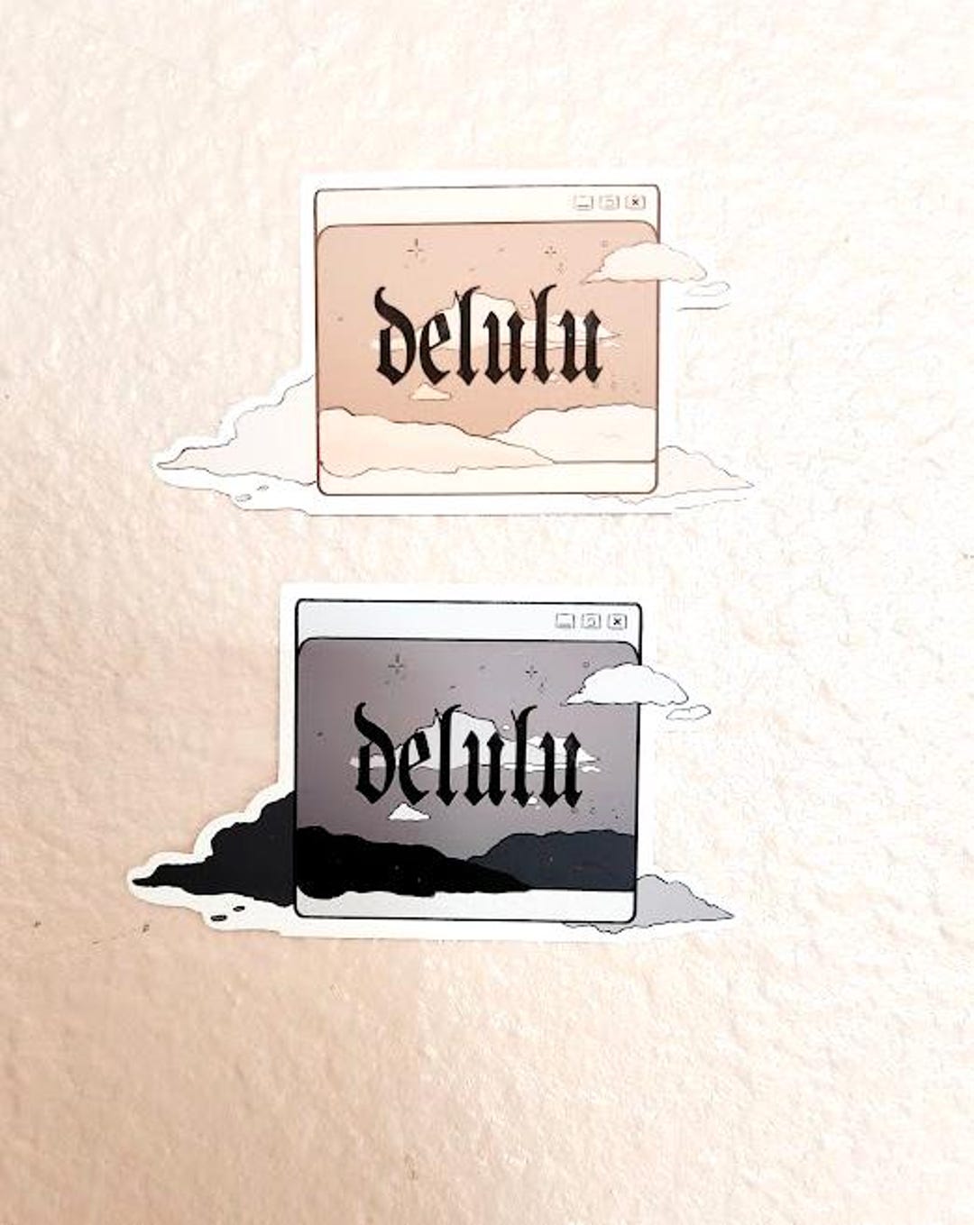 Delulu Sticker | Kawaii Sticker | Tiktok Meme Sticker | Delulu is the ...